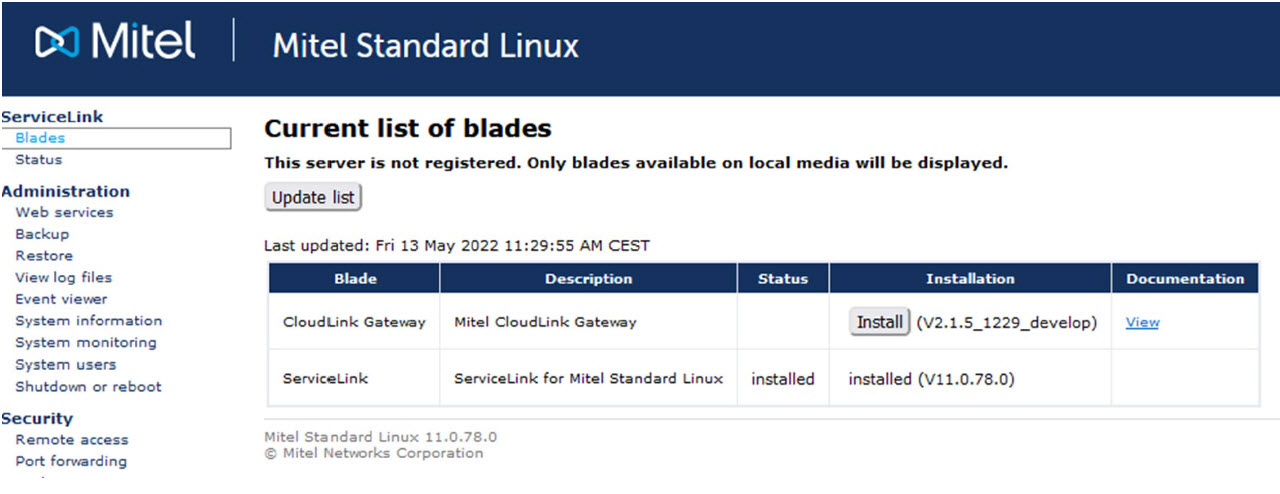 Configure MiVO400 on VA Platform